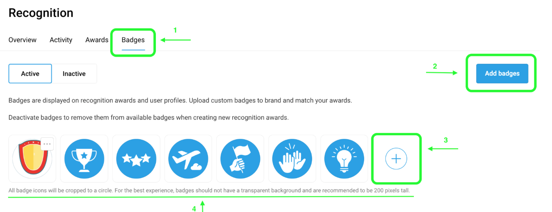 Recognition: Custom Badge Icons – Simpplr