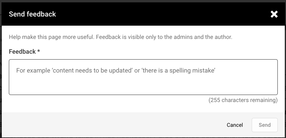 Submitting and managing content feedback – Simpplr