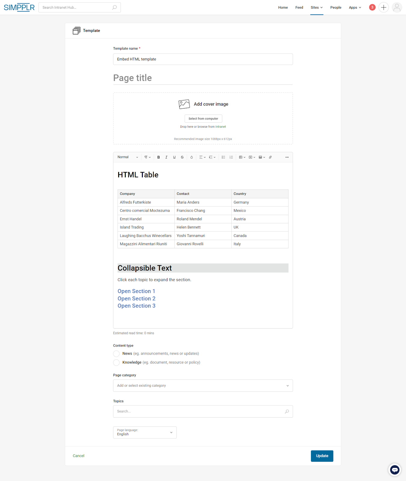 Text editor wiki – Simpplr